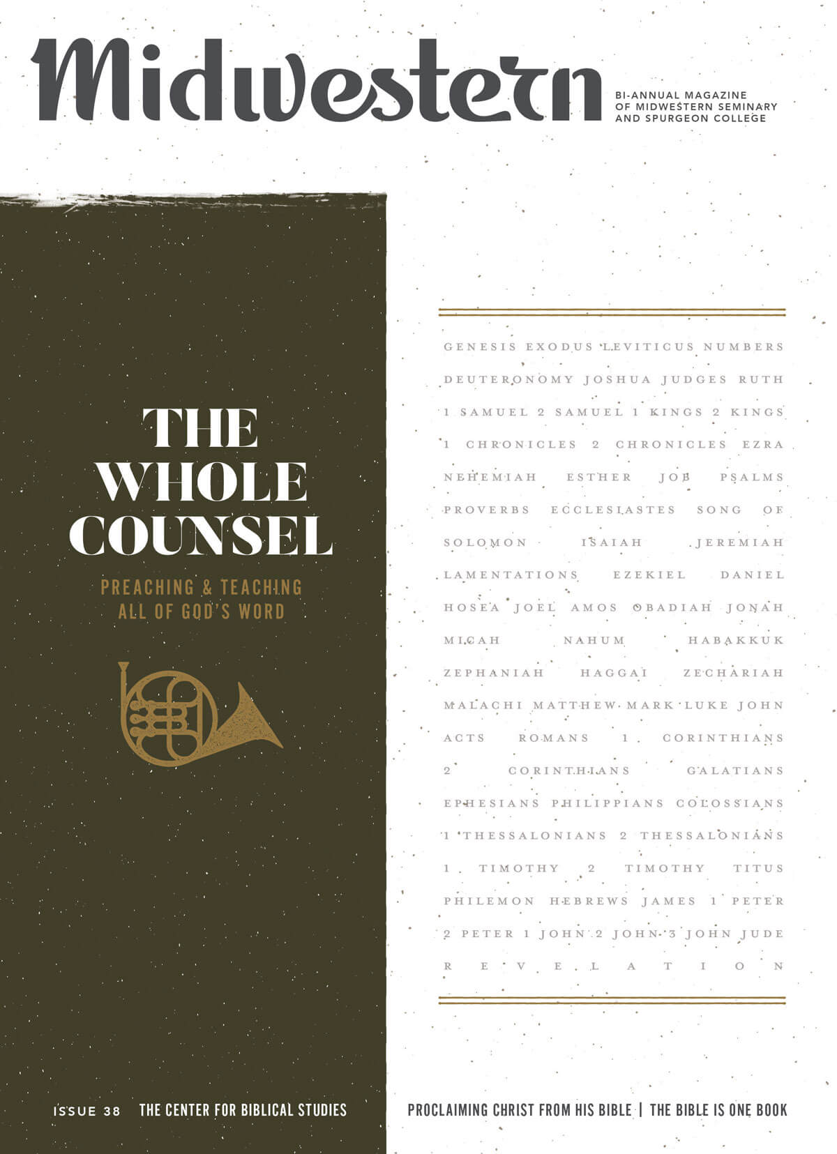 Issue 38 - Midwestern Baptist Theological Seminary